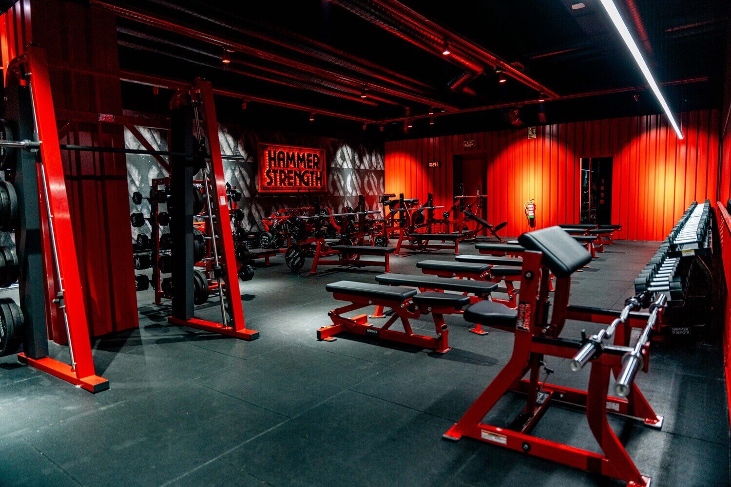 Construction of a fitness center